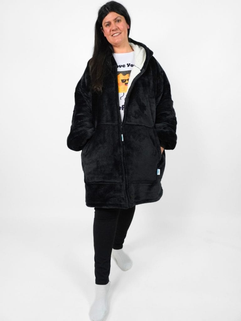 Black Full Zip Snooby - The Snooby