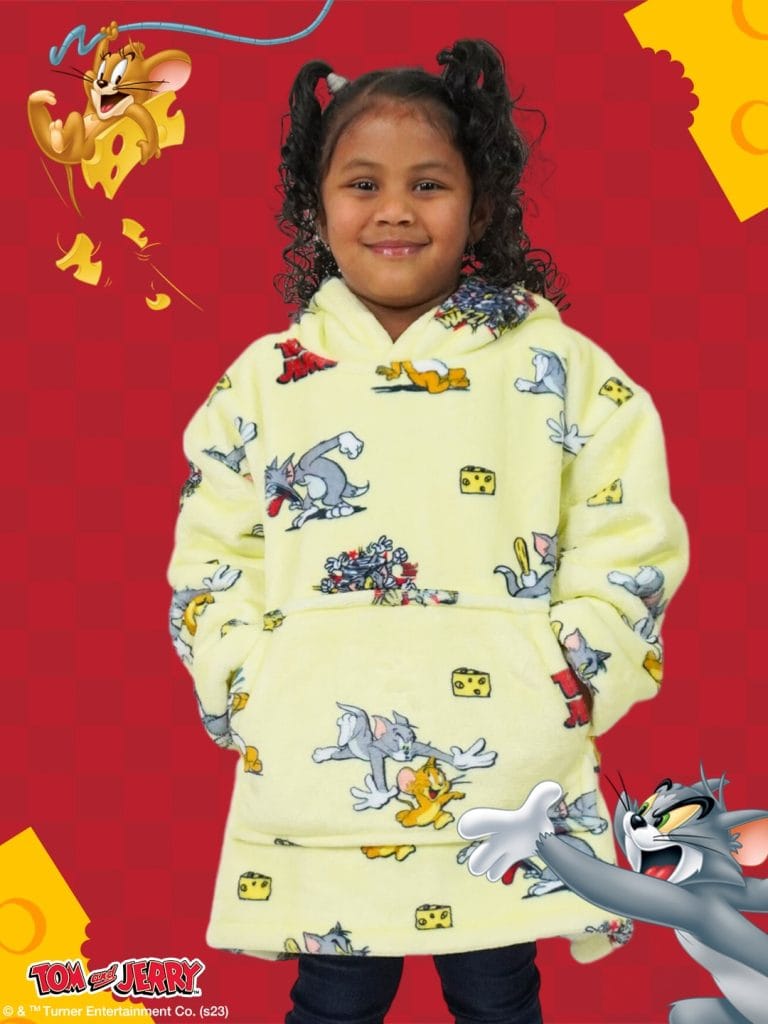 Tom & Jerry Tots Snooby Blanket Hoodie