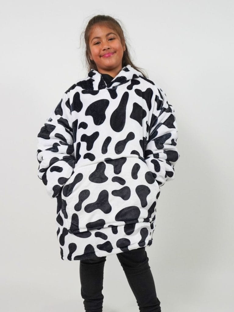 Cow Kids Snooby Blanket Hoodie